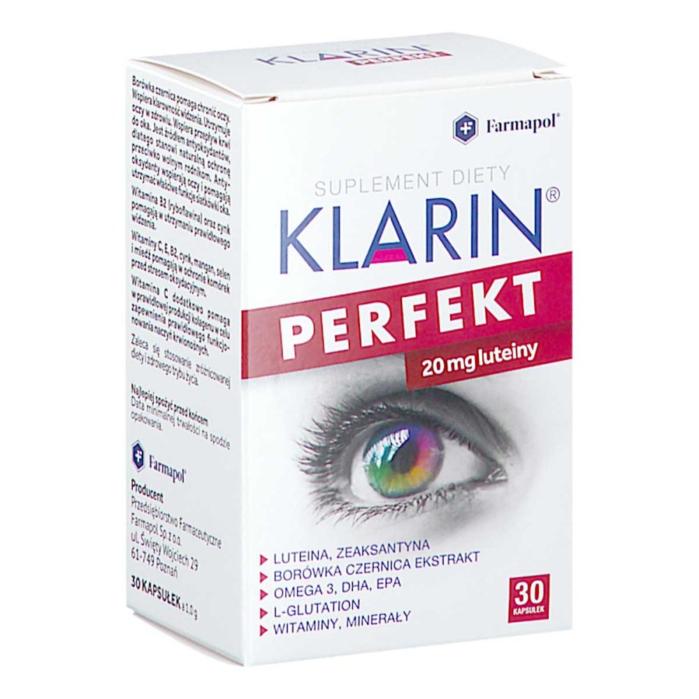 Klarin Perfekt tabletki, Klarin Perfekt opinie, cena - Apo-Discounter.pl