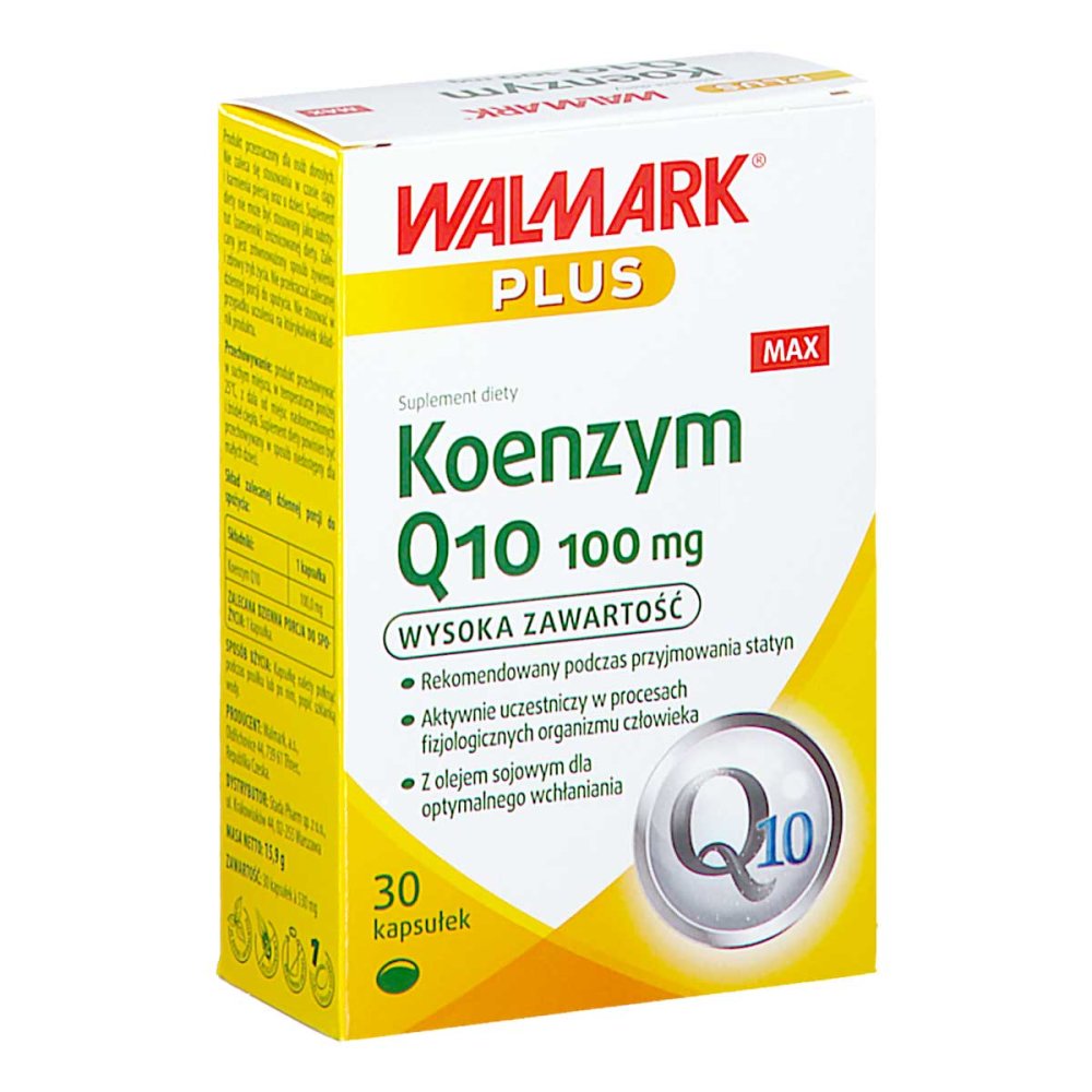 Koenzym Q10 100mg MAX kapsułki 30 kup online