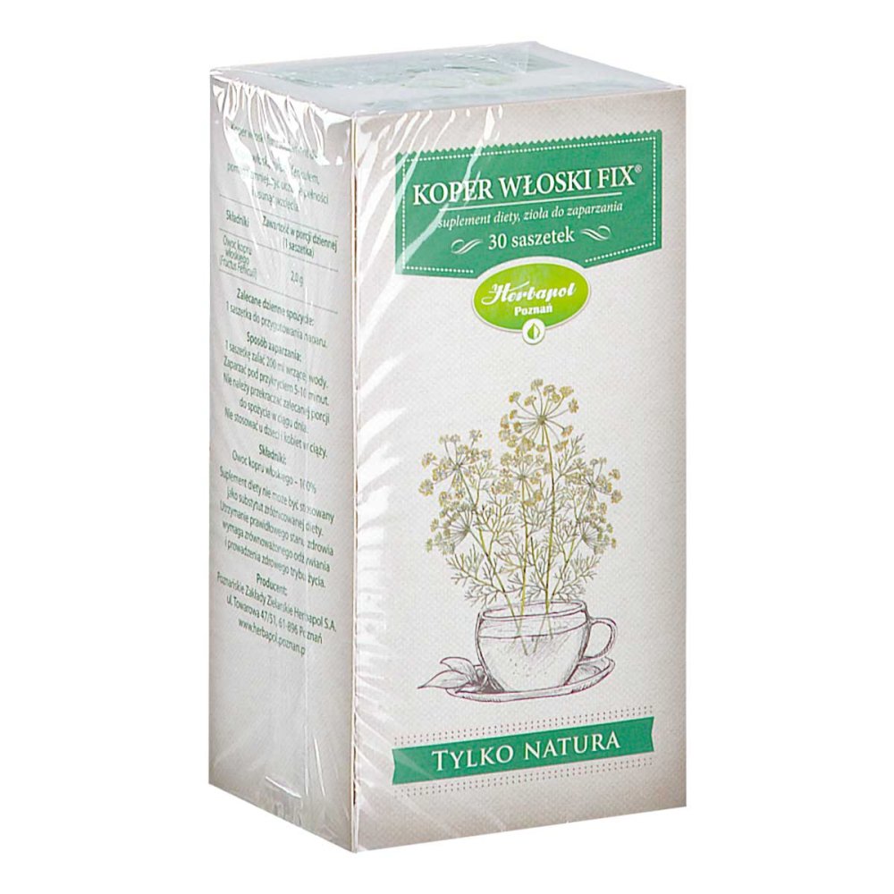 Koper włoski fix, owoc kopru włoskiego herbata - Apo-Discounter.pl