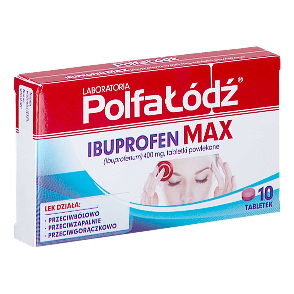 Laboratoria PolfaŁódź IBUPROFEN MAX tabletki 10
