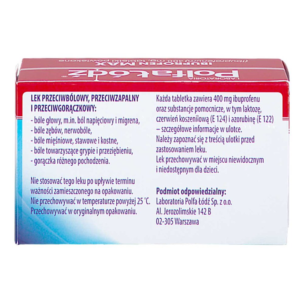 Laboratoria PolfaŁódź IBUPROFEN MAX tabletki 50