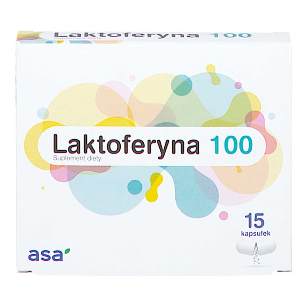 Laktoferyna 100 kapsułki 15 kup online | apteka internetowa apo-discounter.pl