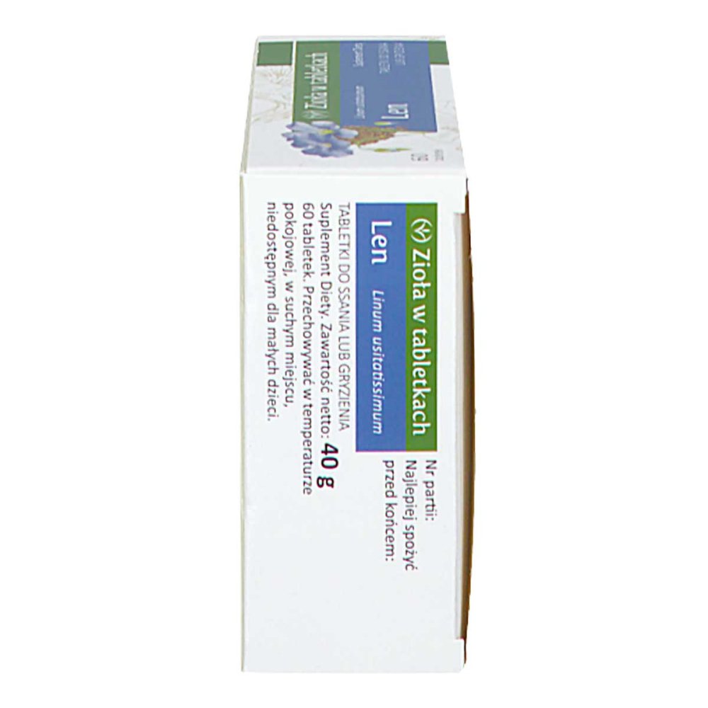 Len tabletki z lnem, len w tabletkach Colfarm do ssania - Apo-Discounter.pl