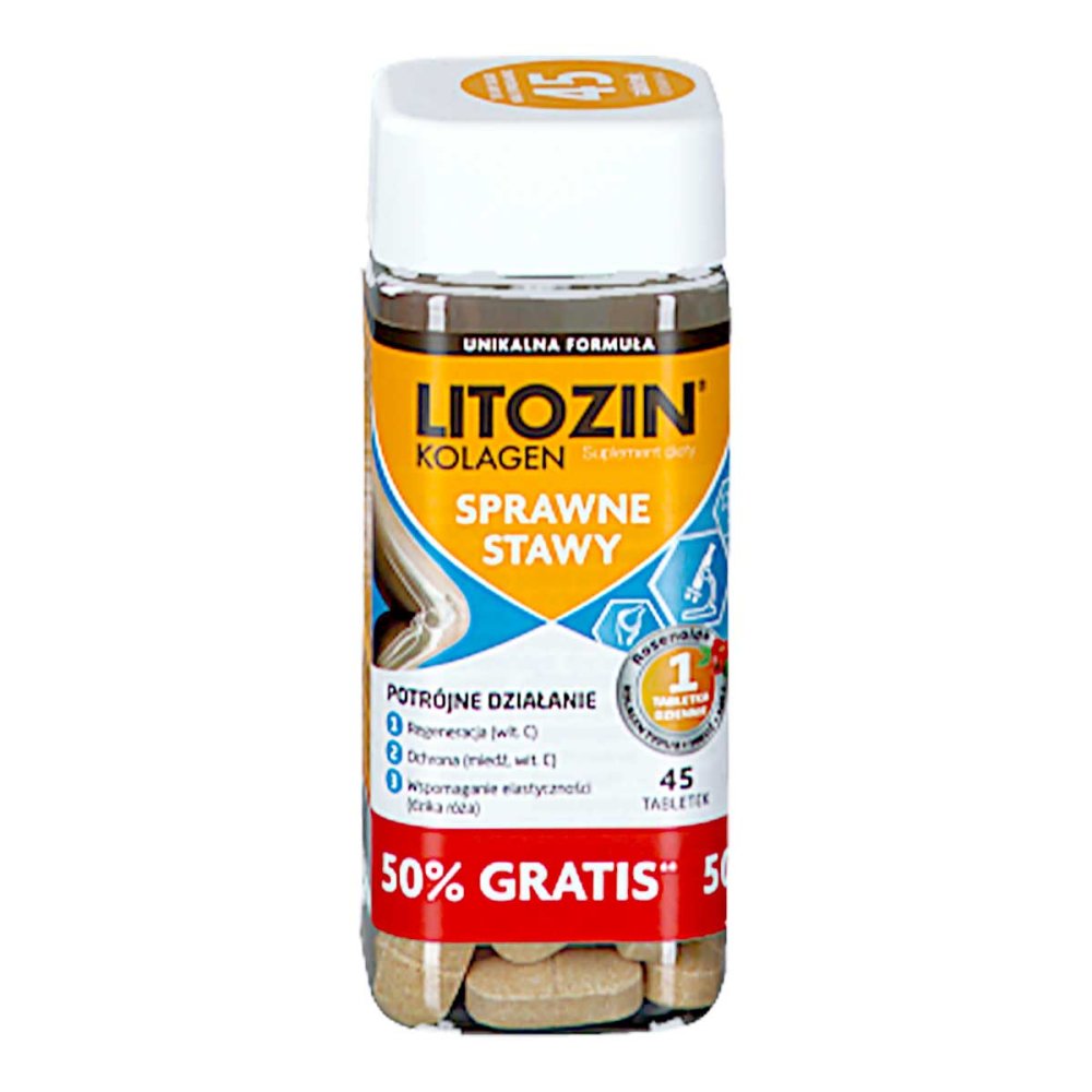 Litozin Kolagen tabletki 45 kup online | apteka internetowa apo ...