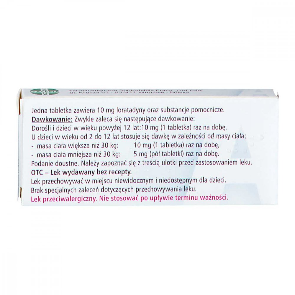Loratadyna Pylox tabletki 10 kup online | apteka internetowa apo ...
