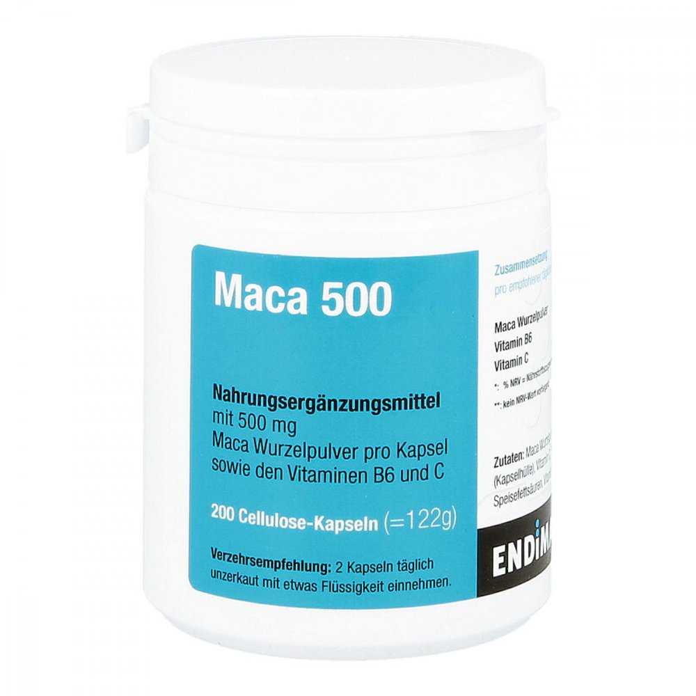 Maca 500 kapsułki 200 szt. kup online | apteka internetowa apo ...