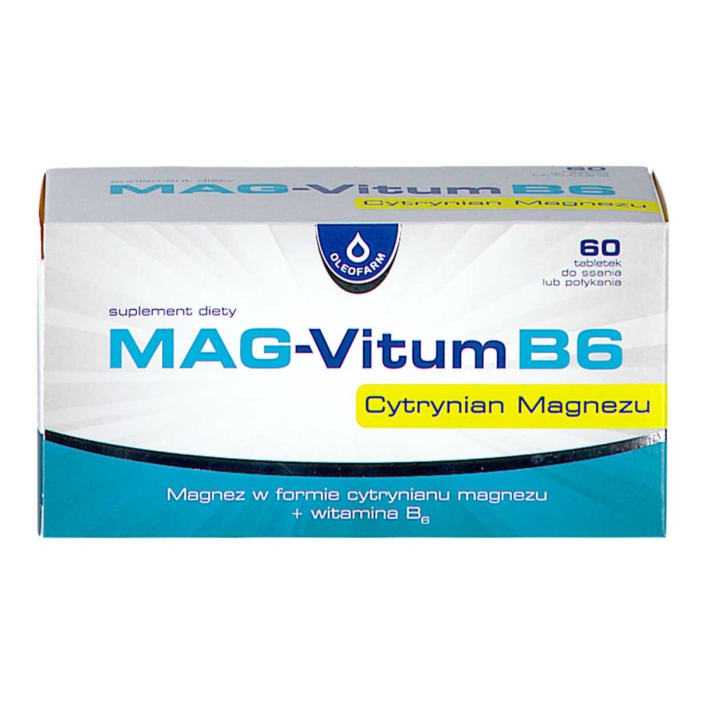 Mag-Vitum B6 tabletki 60 kup online | apteka internetowa apo-discounter.pl