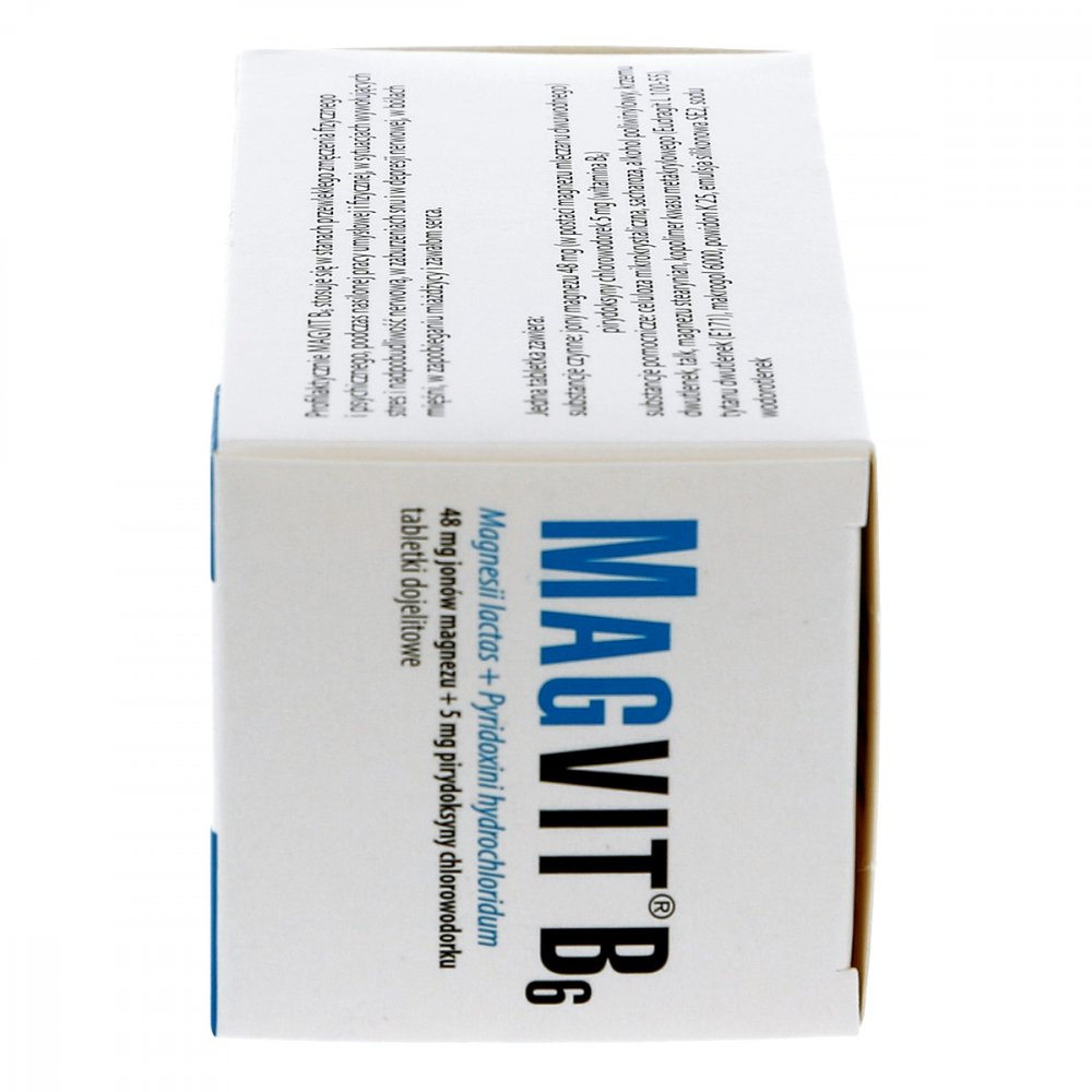 Magvit B6, magnez dojelitowy, magnez w postaci leku - Apo-Discounter.pl