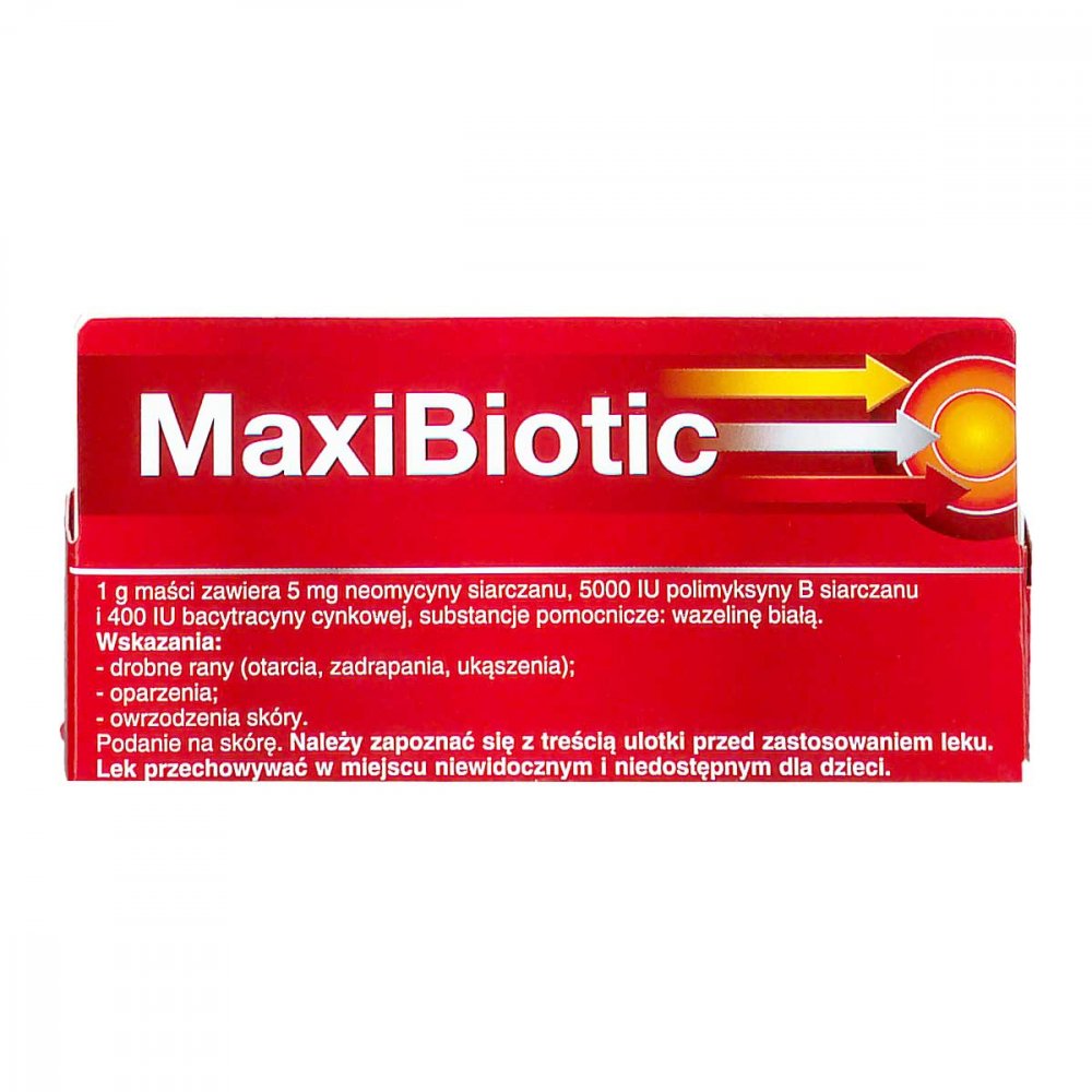 Maxibiotic maść 5 g kup online | apteka internetowa apo-discounter.pl