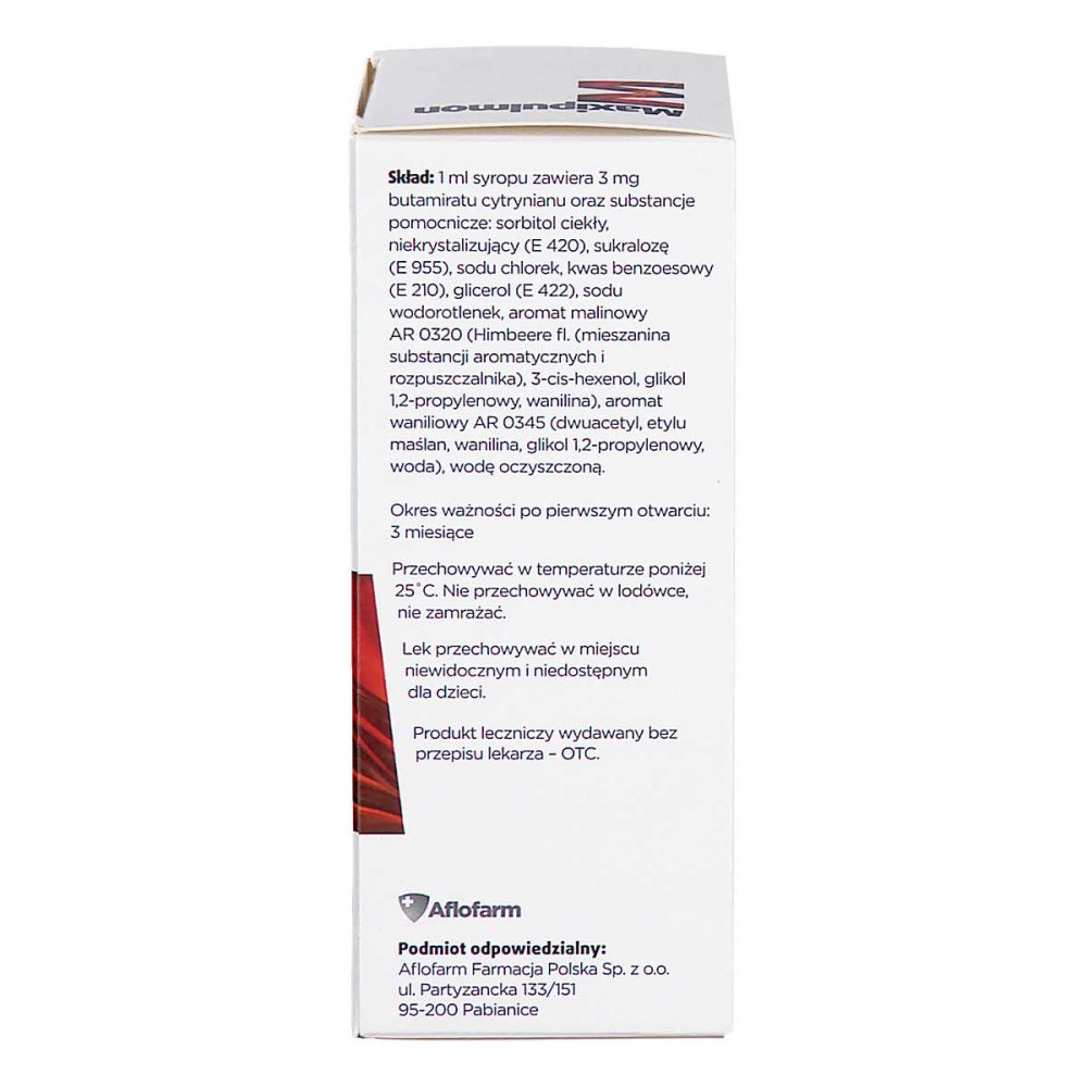 Maxipulmon syrop na suchy męczący kaszel - Apo-Discounter.pl