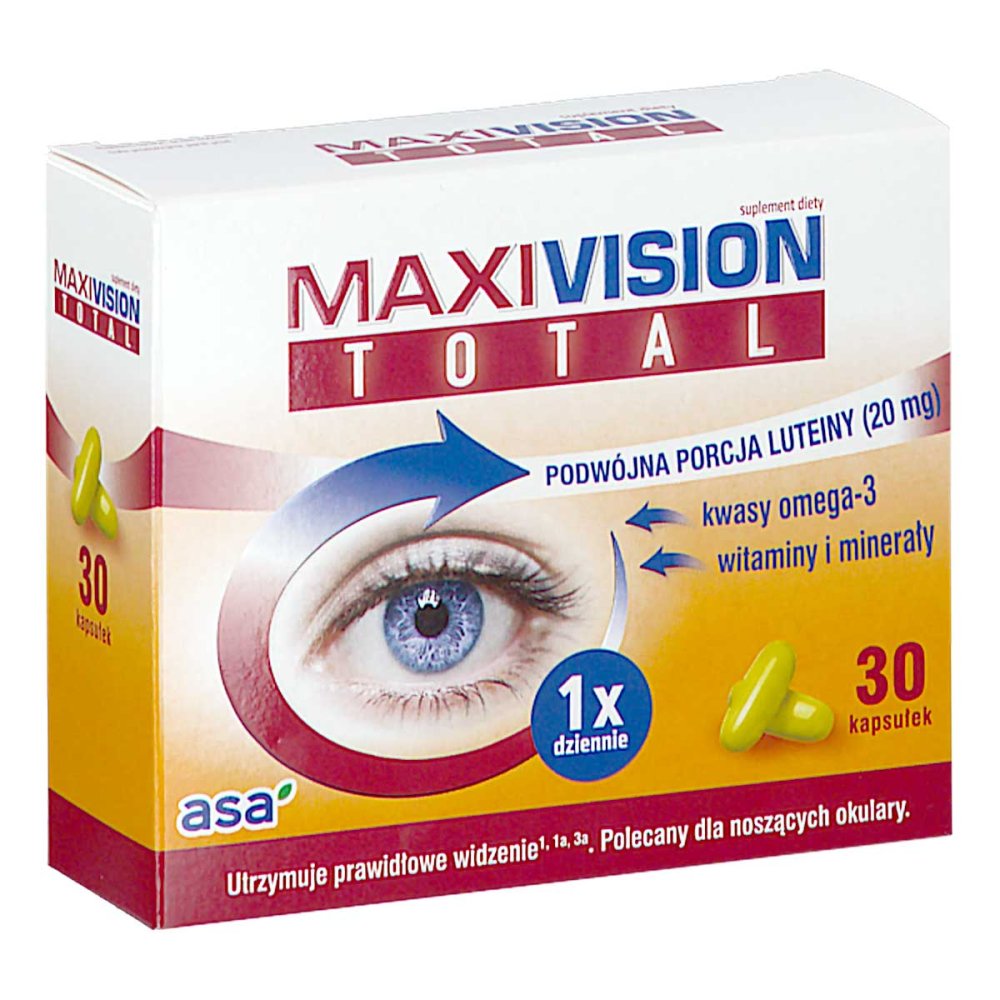Maxivision Total kapsułki 30 kup online | apteka internetowa apo ...