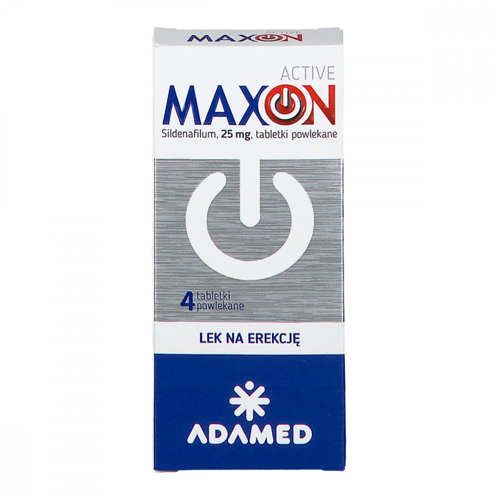 Maxon Active 25 mg tabletki powlekane 4 kup online