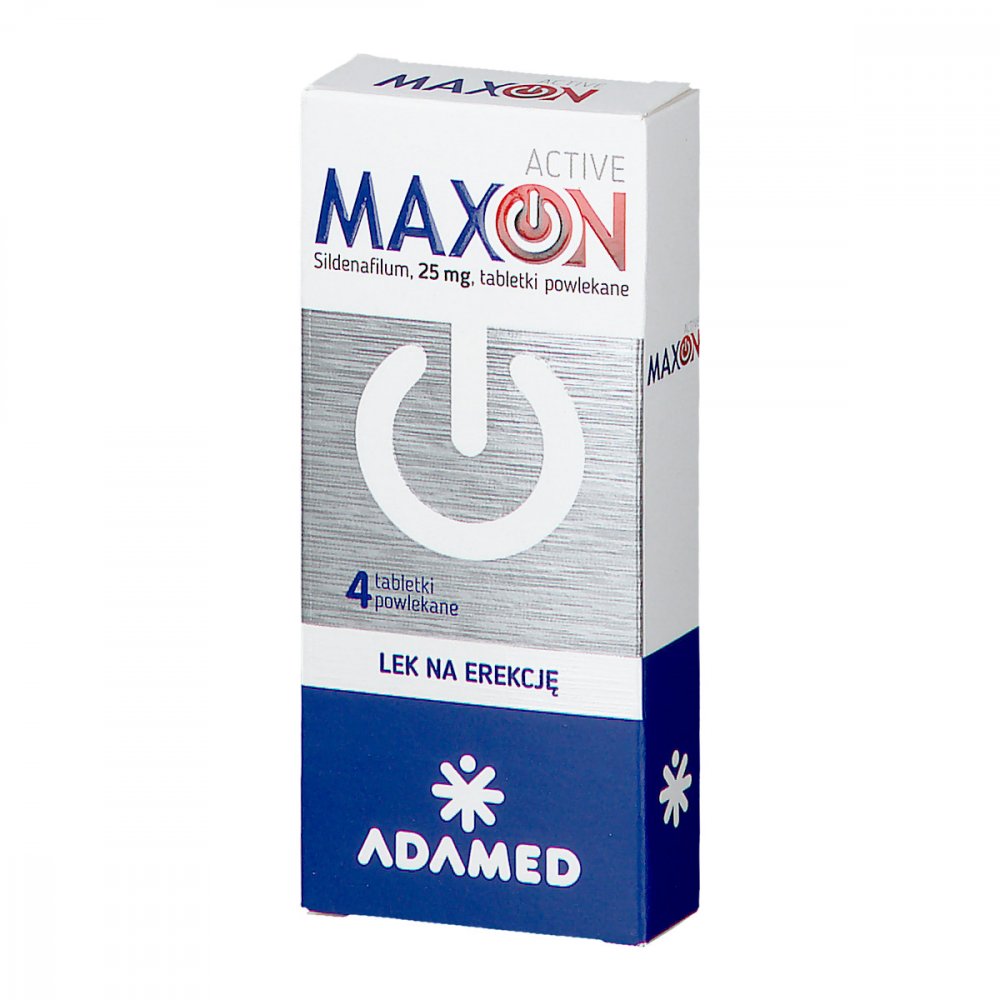 Maxon Active 25 mg tabletki powlekane 4 kup online