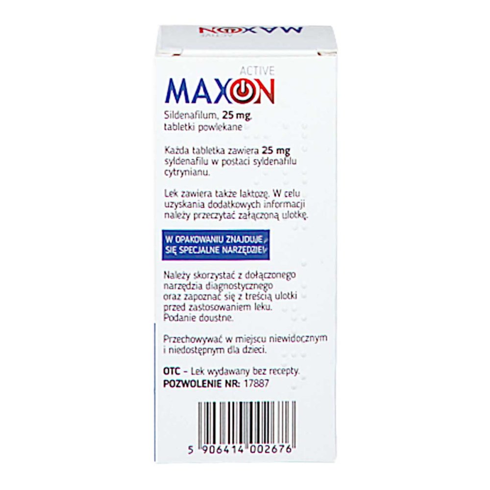 MAXON ACTIVE tabletki 8 | apteka internetowa apo-discounter.pl