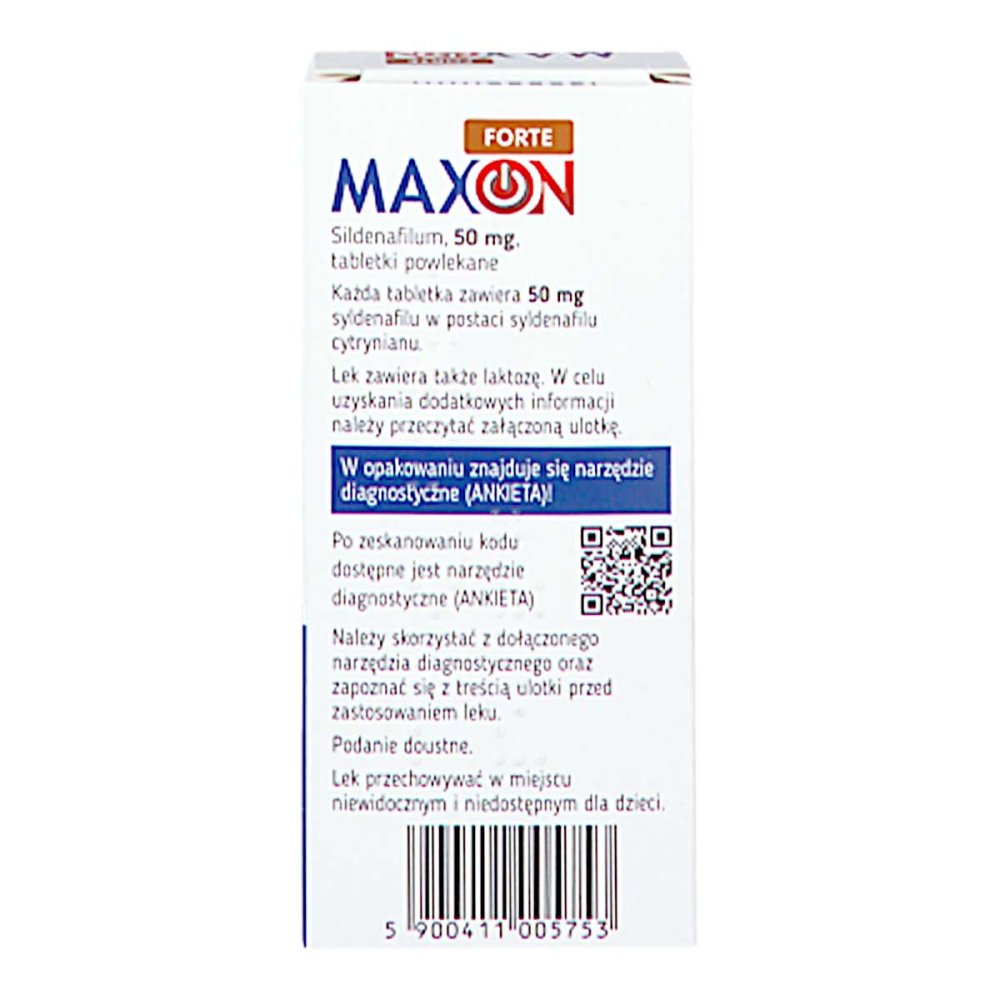 Maxon Forte tabletki 4 kup online | apteka internetowa apo-discounter.pl