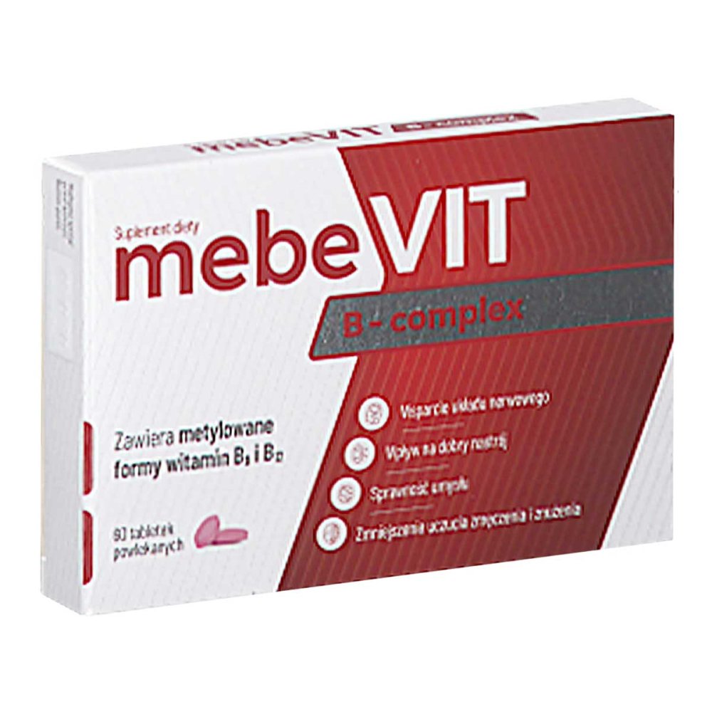 MebeVit B complex, witamina B9 i B12 - Apo-Discounter.pl