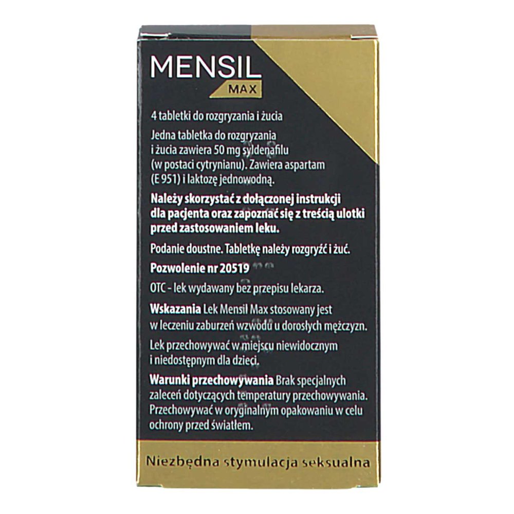 Mensil Max tabletki 4 kup online | apteka internetowa apo-discounter.pl