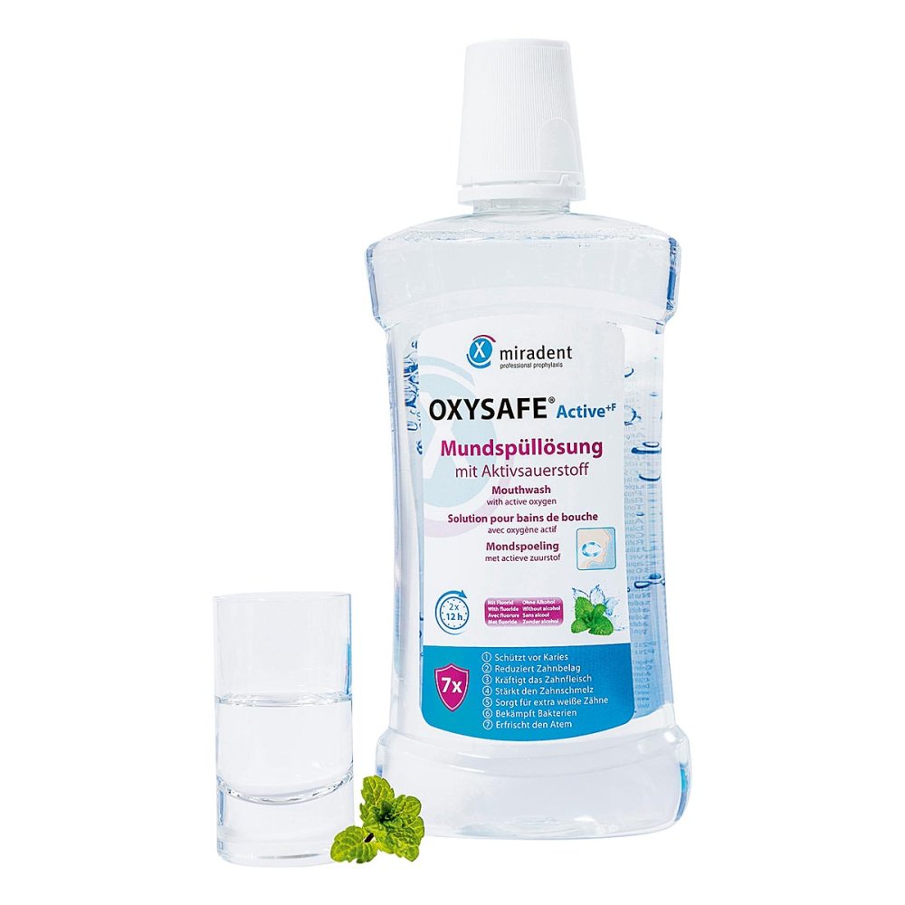 Miradent Oxysafe Active Mundspülung M.aktivsauerst 500 ml