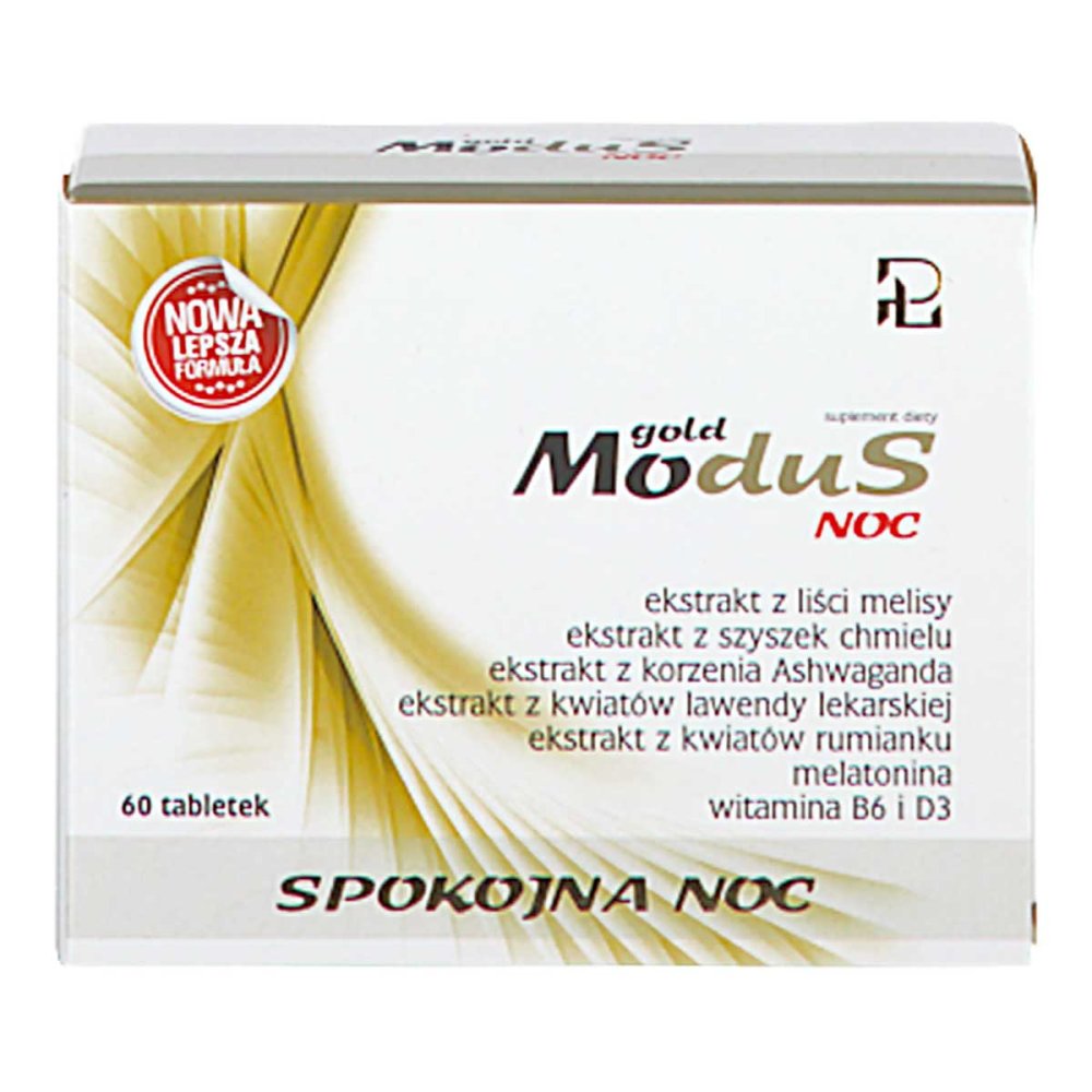 Modus Gold Noc tabletki 60 kup online | apteka internetowa apo ...