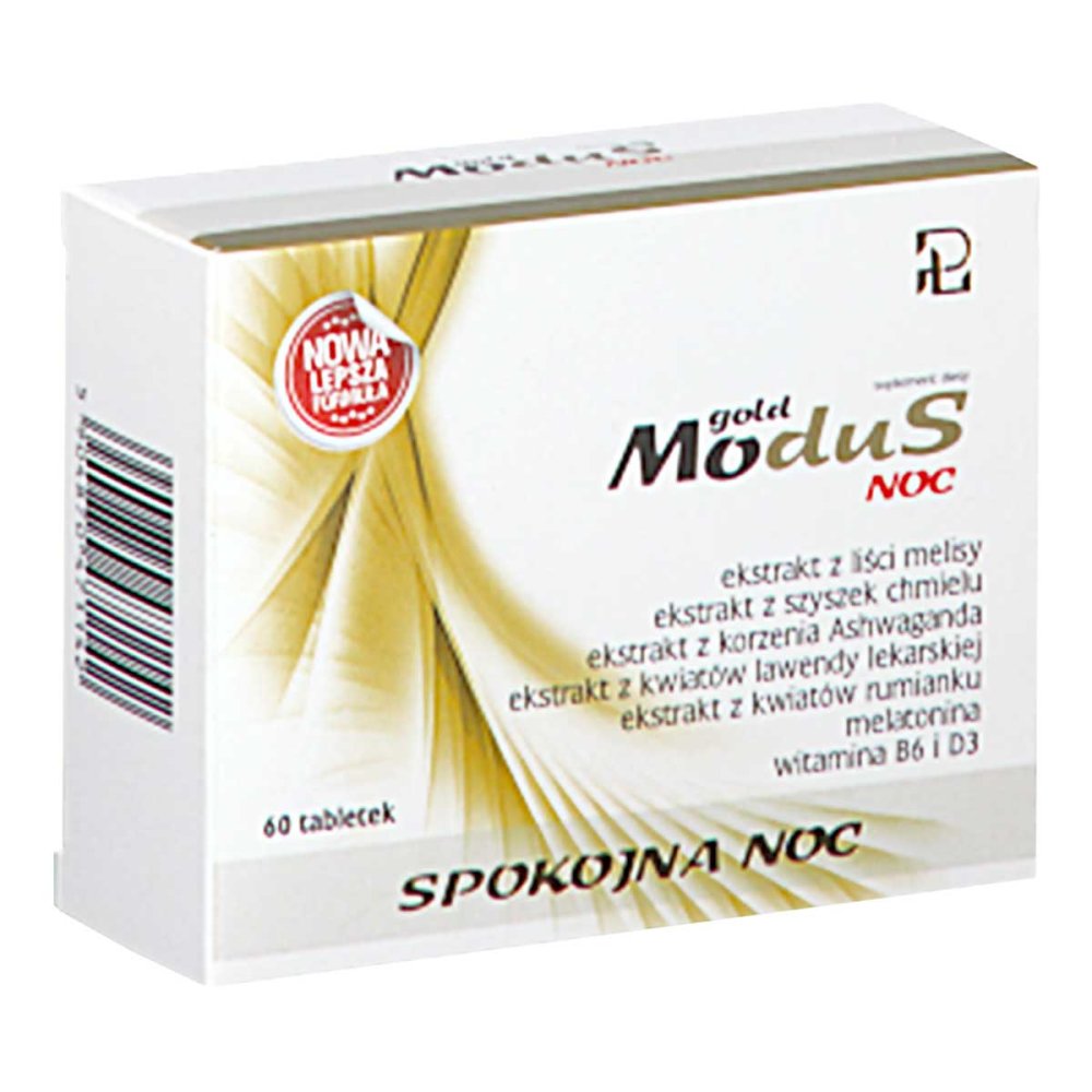 Modus Gold Noc tabletki 60 kup online | apteka internetowa apo ...