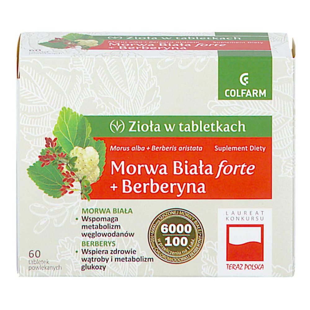 Morwa Biała Forte + Berberyna tabletki 60 kup online