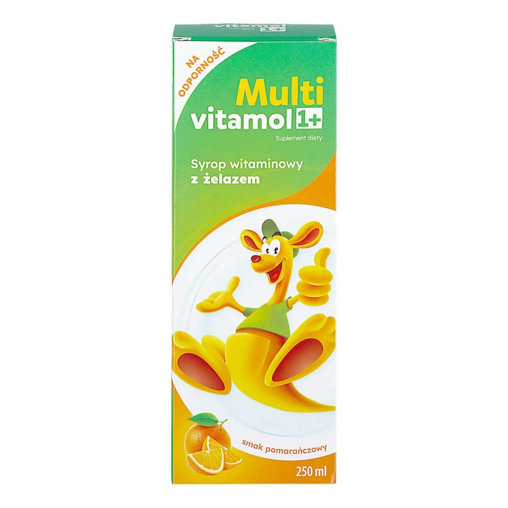 Multivitamol 1+ Syrop witaminowy z żelazem syrop 250 ml