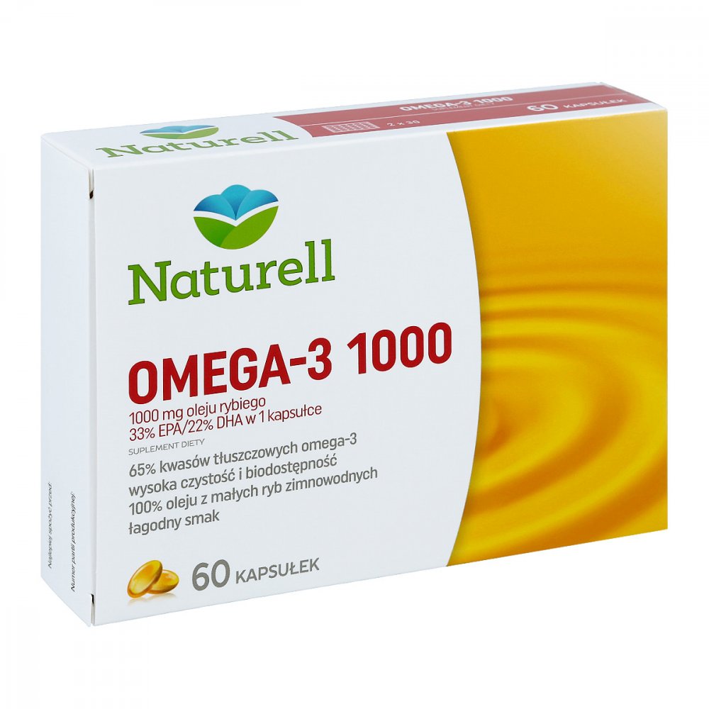 Naturell Omega-3 1000 kapsułki 60 kup online