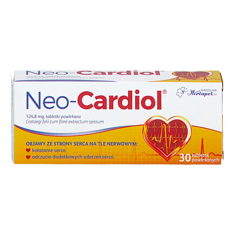 Neo-Cardiol (Cratonic) tabletki powlekane 30 kup online