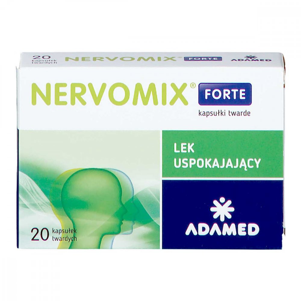 Nervomix Forte kapsułki 20 kup online | apteka internetowa apo ...
