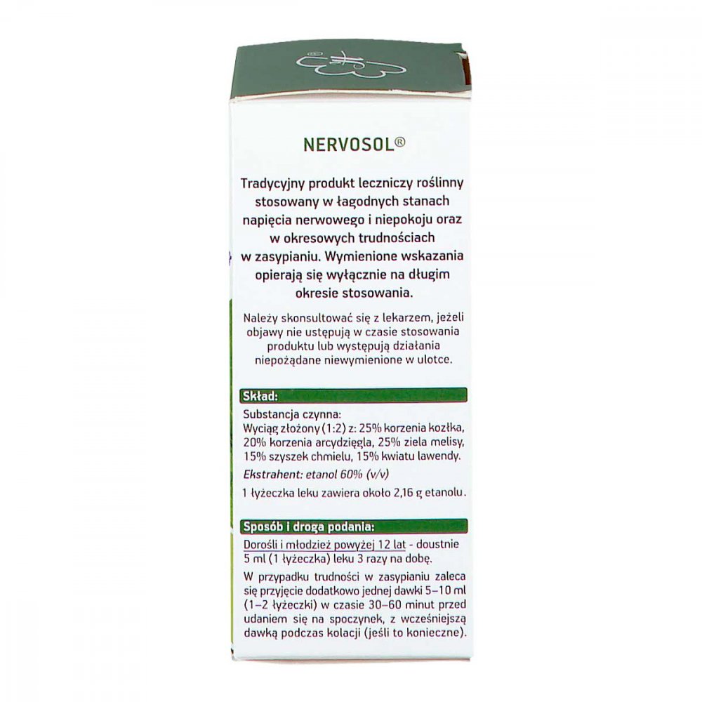 Nervosol płyn doustny 35 g | apteka internetowa apo-discounter.pl