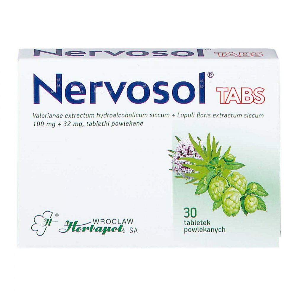 Nervosol TABS 30 kup online | apteka internetowa apo-discounter.pl