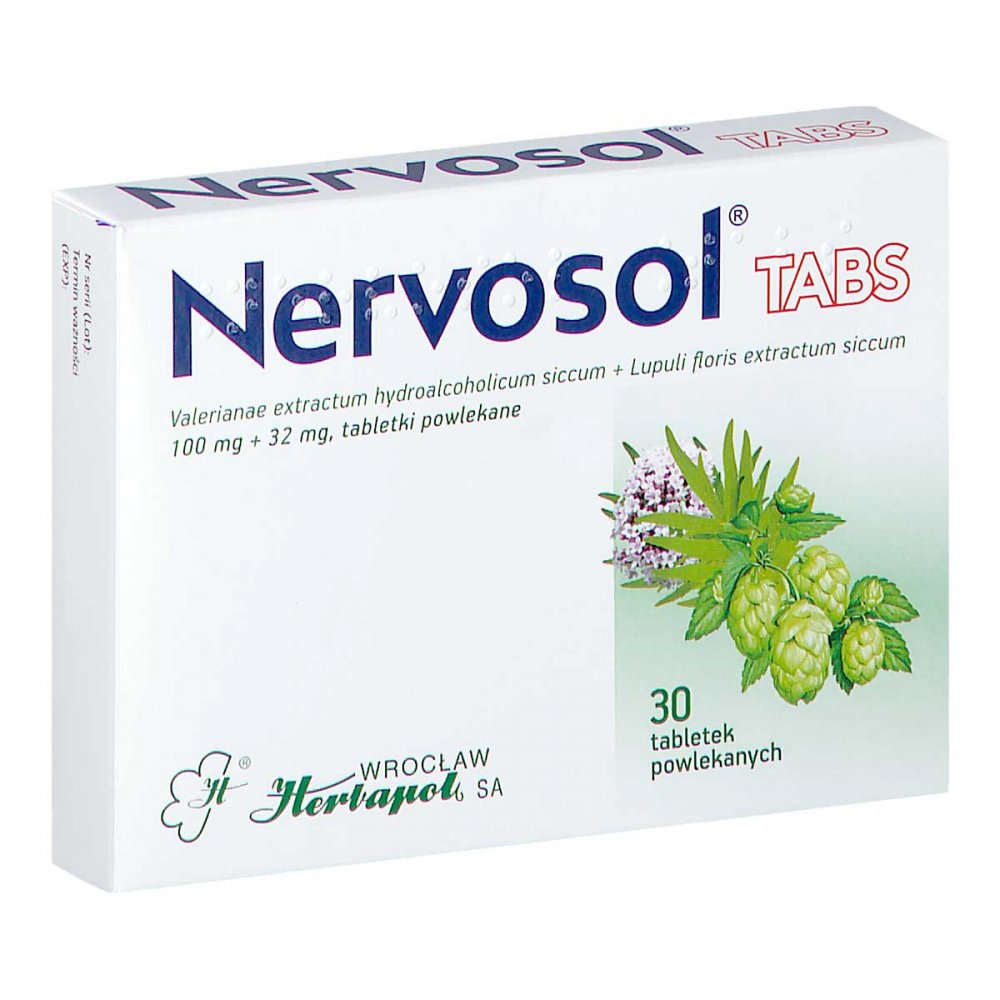 Nervosol TABS 30 kup online | apteka internetowa apo-discounter.pl