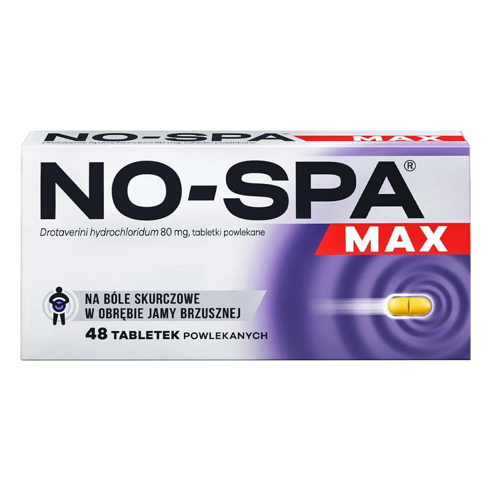 No-Spa MAX tabletki powlekane 48 kup online