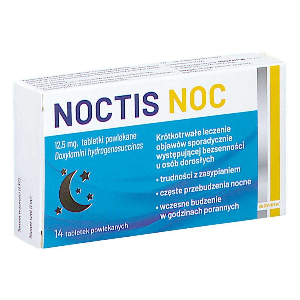 Noctis Noc tabletki, Noctis Noc 14 tabletek - Apo-Discounter.pl