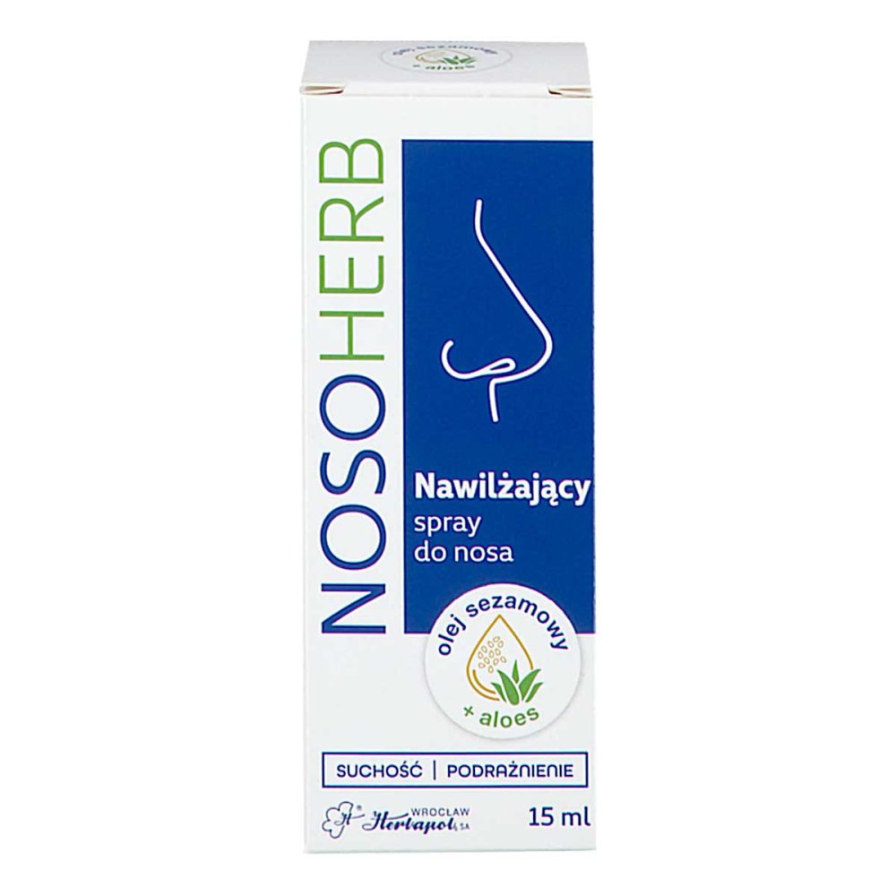 Nosoherb Spray do nosa nawilżający 15 ml kup online