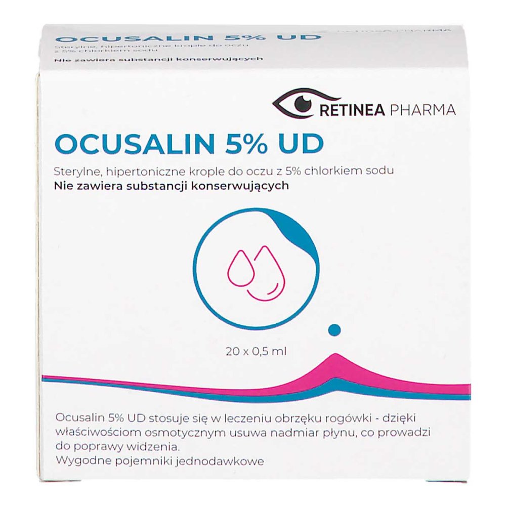 Ocusalin 5% UD roztwór 20 kup online | apteka internetowa apo-discounter.pl