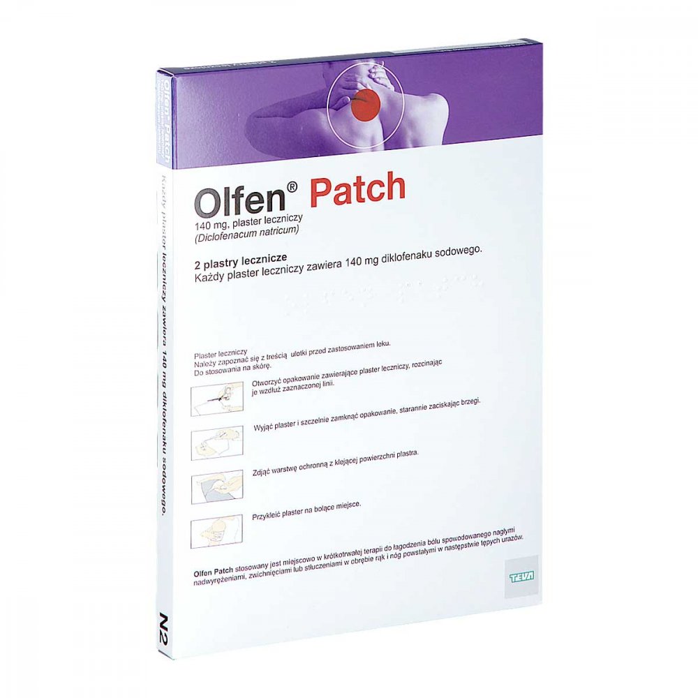 Olfen Patch plaster 2 kup online | apteka internetowa apo-discounter.pl