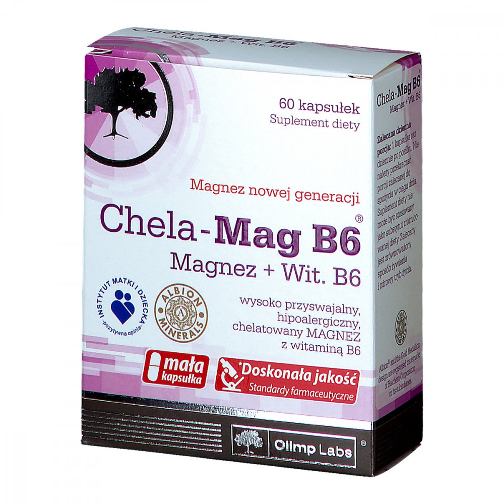 Olimp Chela Mag B6, chelat magnezu, Olimp magnez - Apo-Discounter.pl