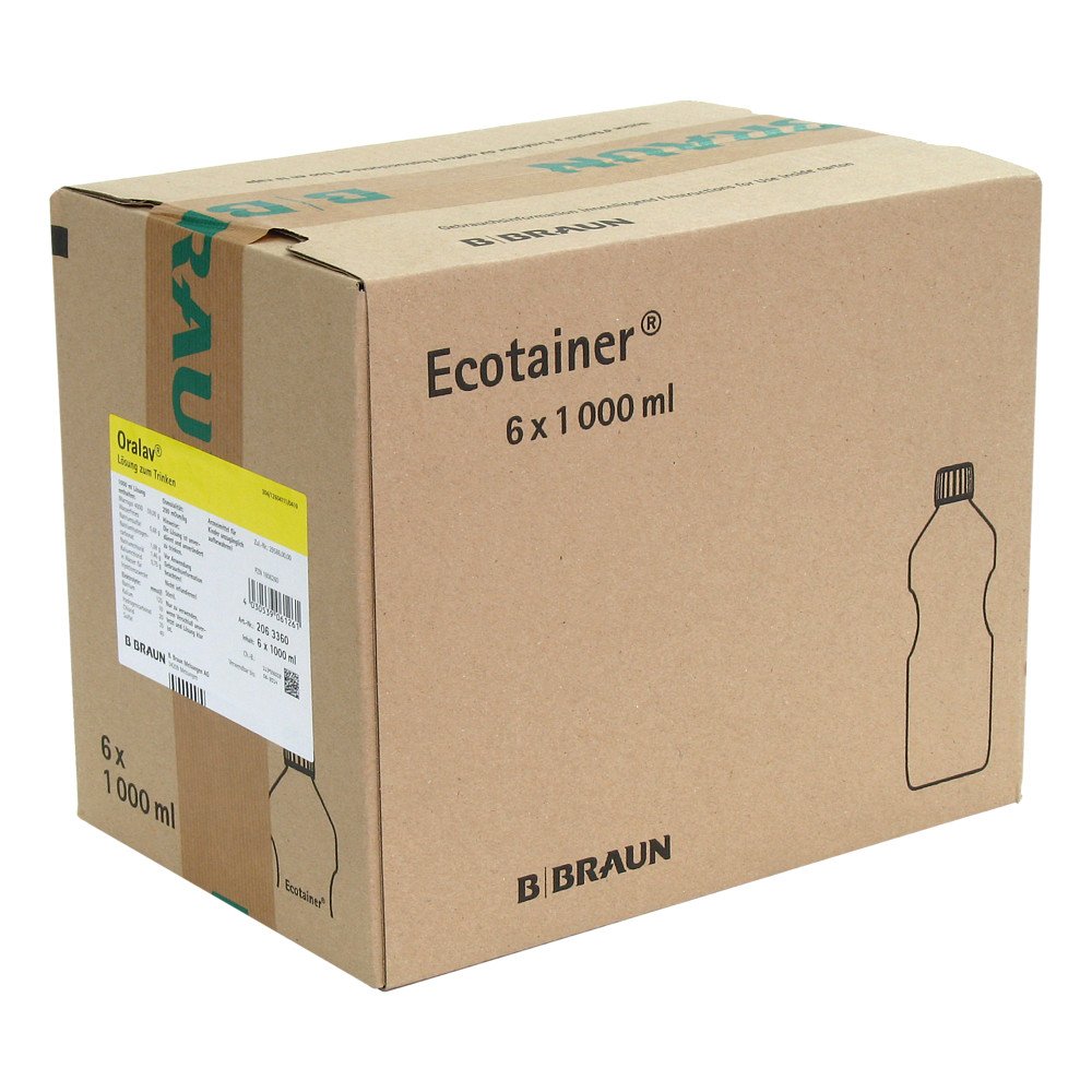 Oralav Darmspuelloesung Ecotainer 6X1000 ml
