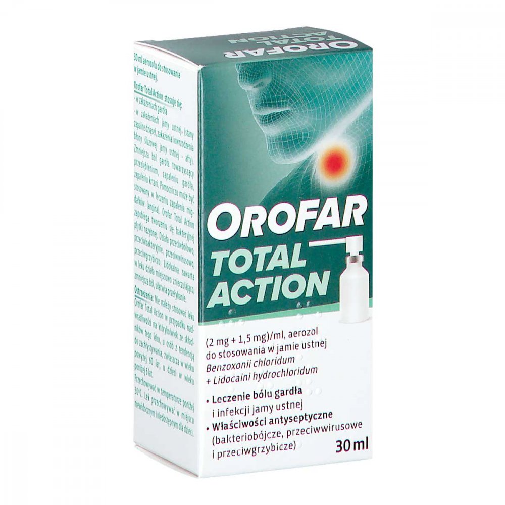 Orofar Total Action spray 30 ml kup online | apteka internetowa apo ...