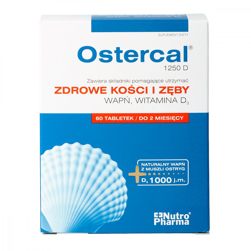 Ostercal 1250 D tabletki 60 kup online | apteka internetowa apo ...