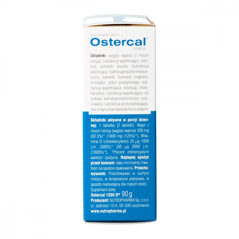 Ostercal 1250 D tabletki 60 kup online | apteka internetowa apo ...