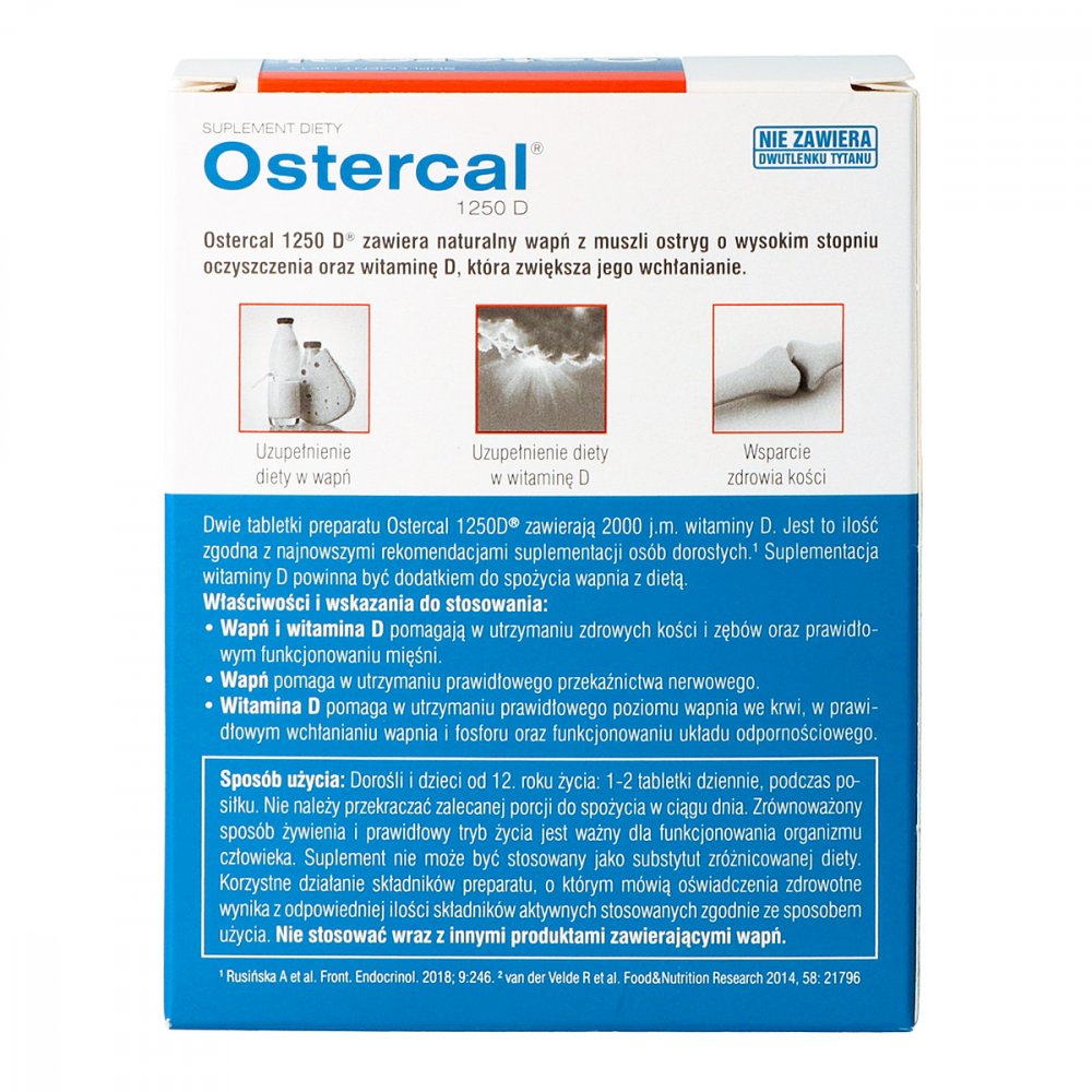Ostercal 1250 D tabletki 60 kup online | apteka internetowa apo ...