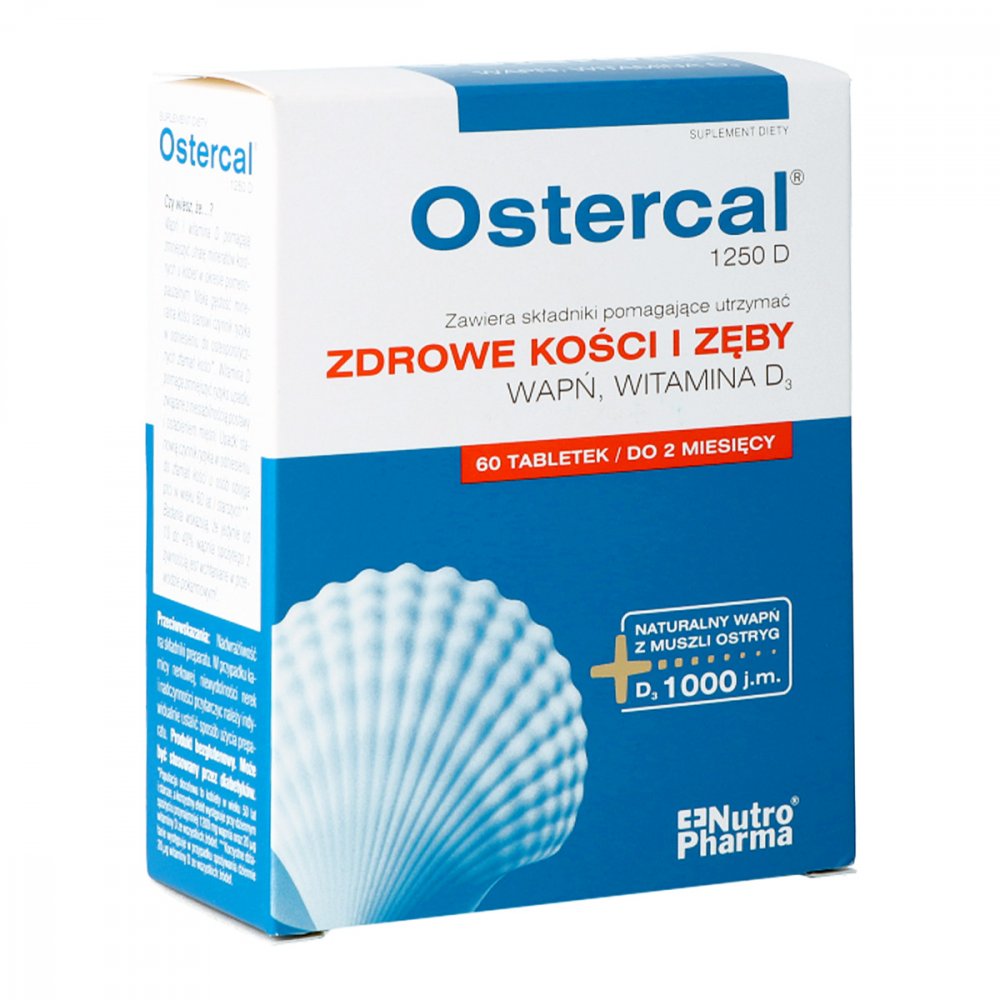 Ostercal 1250 D tabletki 60 kup online | apteka internetowa apo ...