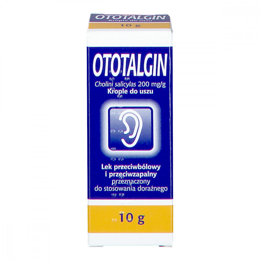 Ototalgin krople do uszu, Ototalgin do ucha, przeciwbólowe krople do ...