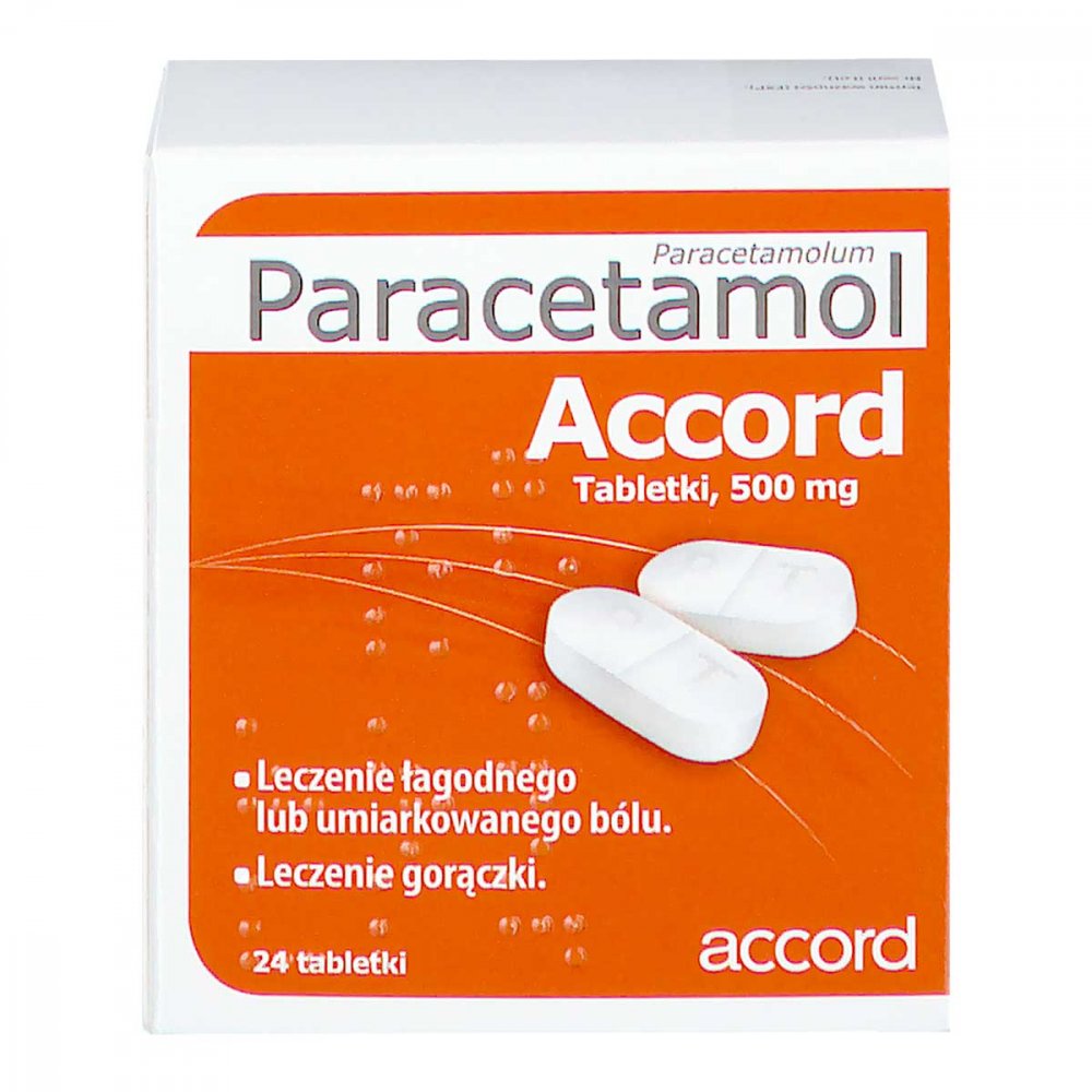 Paracetamol Accord tabletki 24 | apteka internetowa apo-discounter.pl