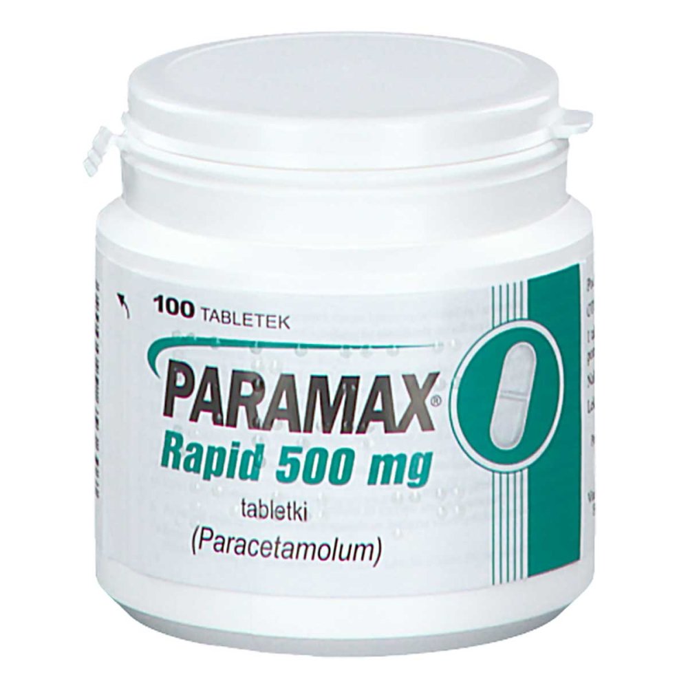 Paramax Rapid 500 tabletki 100 kup online | apteka internetowa apo ...