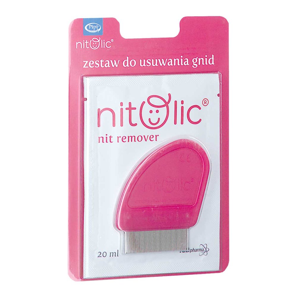 Pipi Nitolic Zestaw do usuw. gnid (20 ml+grzebień) 1
