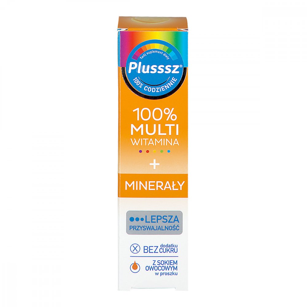 Plusssz 100% Multiwitamina + Minerały 20 kup online