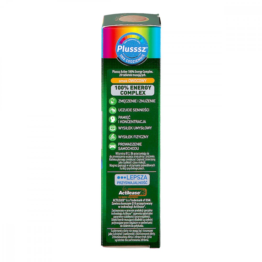Plusssz Active 100% Energy Complex tabletki musujące 20
